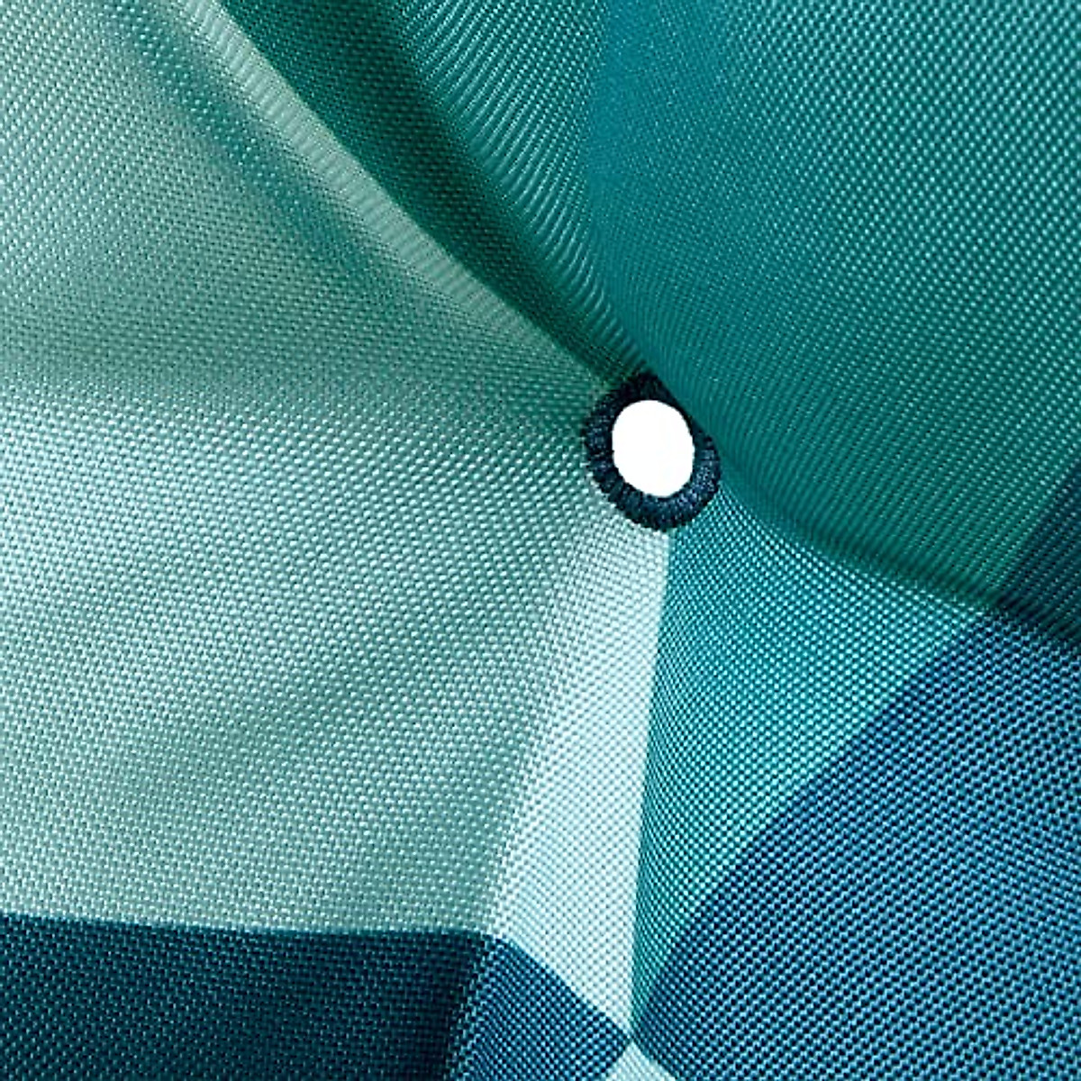 Duck Covers Water-Resistant Indoor/Outdoor Bench Cushion, 42 x 18 x 5 Inch, Blue Lagoon Geo, Patio Bench Cushion