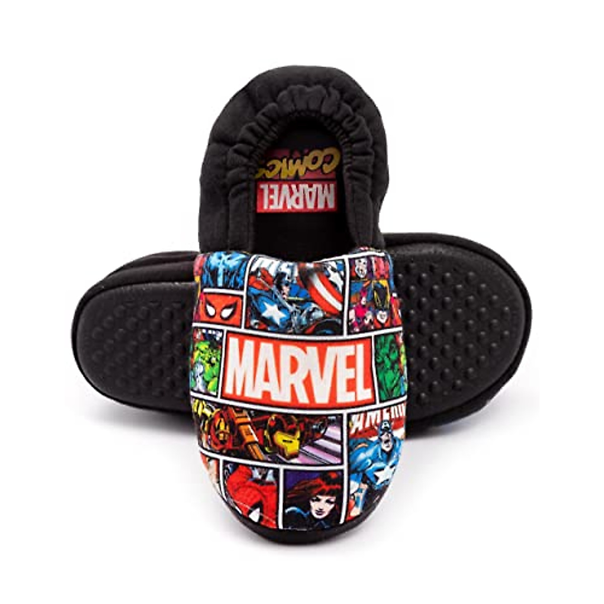 Marvel Avengers Slippers Boys Kids Comic House Shoes Loafers 10.5 US Little Kid