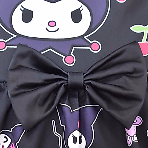 xikcomjr Cute Girls Dress Cartoon Kids Toddler Sleeveless Casual Dress Japanese Anime Birthday Party Dress Up 8-9Years