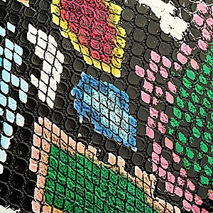 Gets Multicolor Snakeskin Purse for Women Box Evening Bag Green Snakeskin Clutch Handbag Party Wedding (Green)