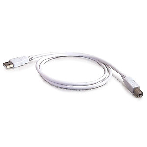 C2G 13400 USB 2.0 A to B USB Cable, 9.84 Feet (3 Meters), White