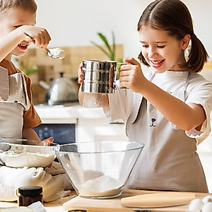 French Rolling Pin for Baking - AMPSEVEN Wooden Rolling Pin Dough Roller for Pizza Fondant Pasta Dumpling tortillas (20cm(7.9inch))