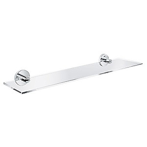 Grohe 40799001 Essentials Shelf 380mm, Starlight Chrome