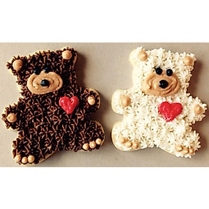 Mini Teddy Bear 1.75'' Cookie Cutter Metal | Baby Reveal Shower | Birthday Party - ABANGDA STORE