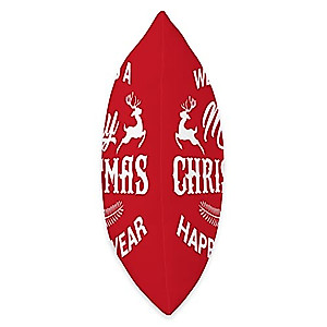 CLASSIC CHRISTMAS HOLIDAYS DECO NEW YEAR GREETING Christmas Deco New Year's EVE Greetings Womens Mens Kids Throw Pillow, 16x16, Multicolor