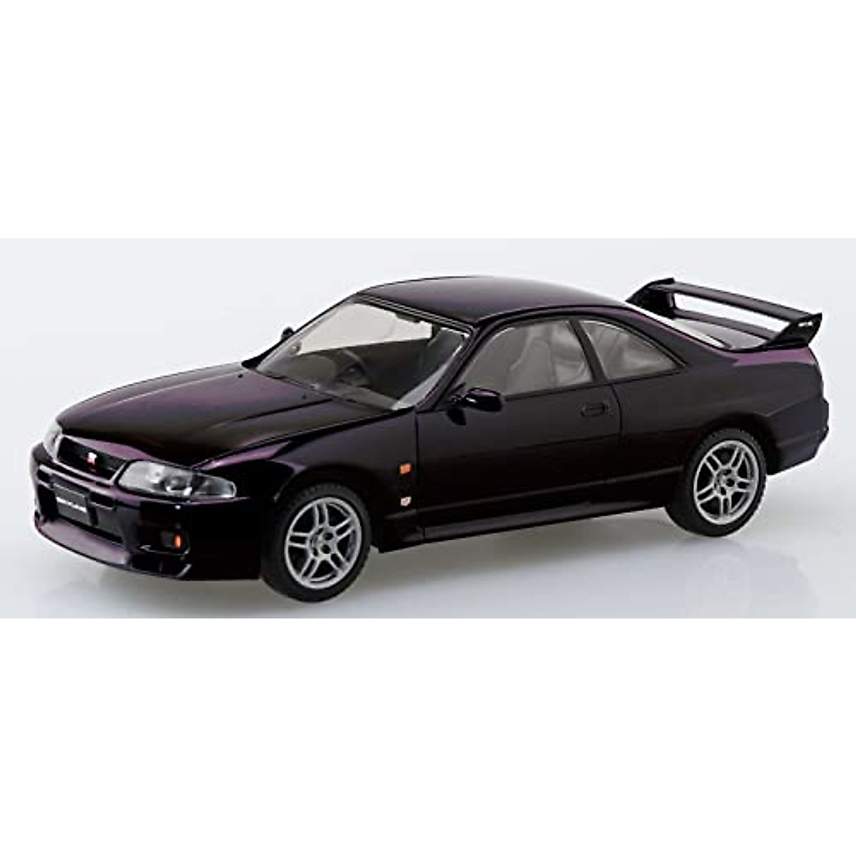 Aoshima Bunka Kyozai 1/32 The Snap Kit Series Nissan R33 Skyline GT-R Midnight Purple Color Coded Plastic Model 15-A