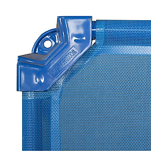 Wood Designs Stackable Daycare Cots for Toddlers, 40", Blue, Ready-to-Assemble Nap Cots for Sleeping - Preschool, Daycare, Kindergarten, 87840 [Set of 6]