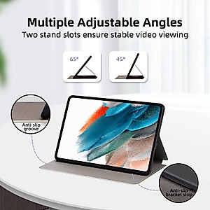 Nuouxoco for Samsung Tab A8 10.5 inch Case Multi-Angle Smart Stand Shell Cover Protective Case for Samsung Galaxy Tab A8 Tablet 2022 (SM-X200/X205/X207) Case - Cute Rabbit