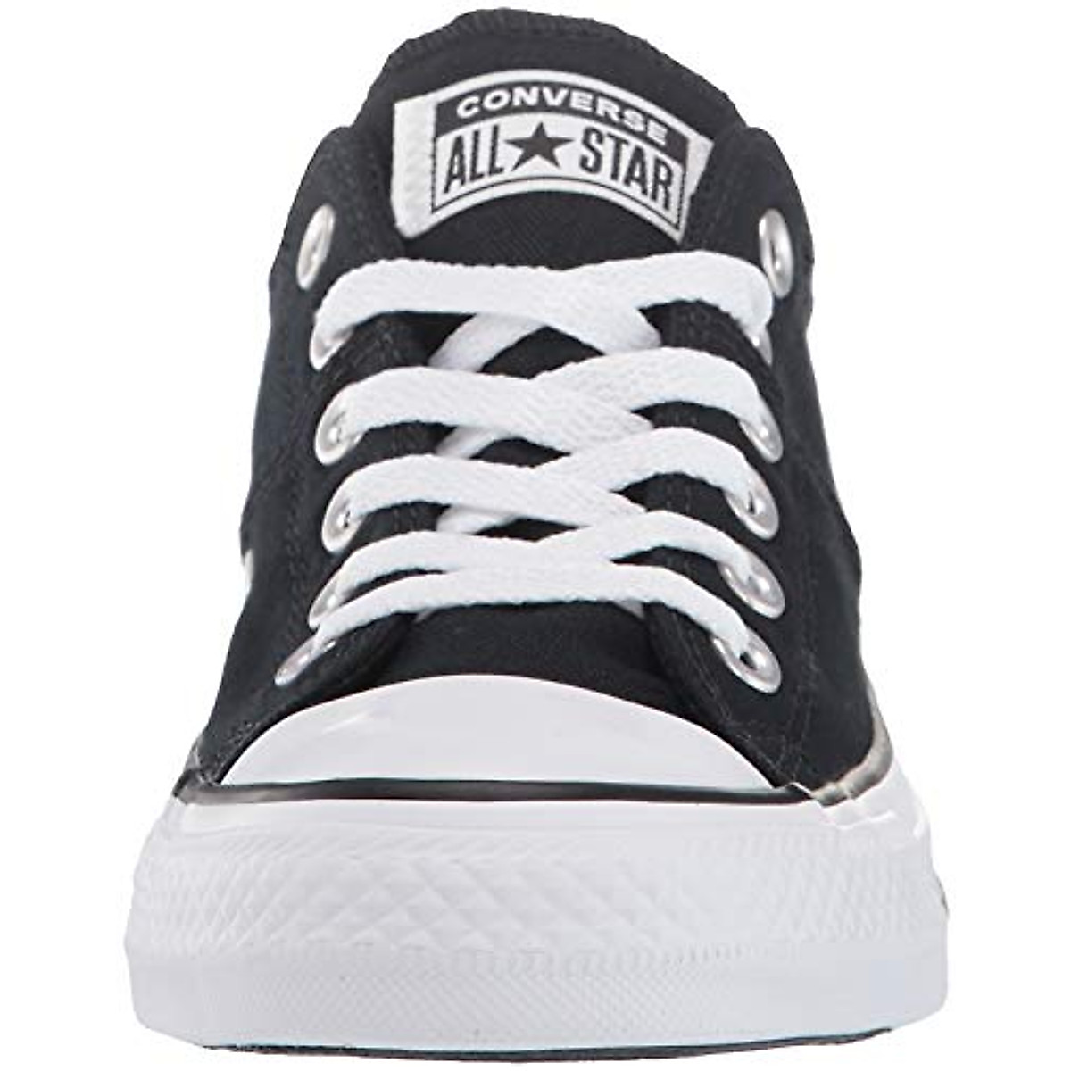 Converse Women's Chuck Taylor All Star Madison Low Top Sneaker, Black/White/Black, 8.5 M US