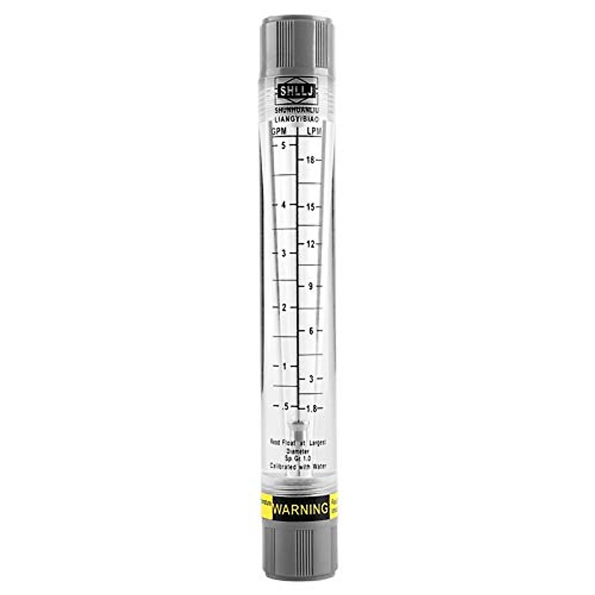 Water Flow Meter,Liquid Flow Meter,PC Cooling Flow Meter for Measuring The Flow Rate of Liquid Medium(0.5-5 GPM / 1.8-18 LPM)