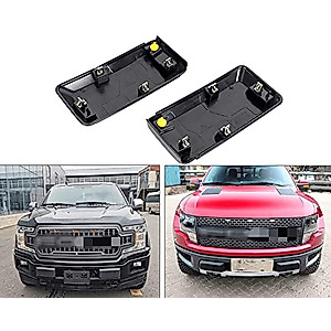 POETRYXIAO Front Bumper Guards Pads Inserts End Caps Cover Compatible with Ford F150 2018 2019 2020 ,1 Pair,Bumper Traverse Accessories
