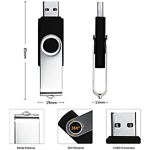 100 Pack 1MB 5 Random Colors USB Flash Drives USB 1.0 Swivel Design Flash Drive Wholesale Bulk for Byte-Level Data Storage CNC Machine Tools Embroidery Machine (5 Random Colors, 1MB)