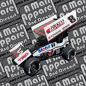Winged Sprint Car #8 Aaron Reutzel Mobil 1" Roth Motorsports World of Outlaws (2022) 1/18 Diecast Model Car by Acme A1822015