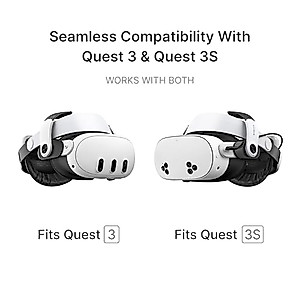 BOBOVR M3 Pro Battery Pack Head Strap Accessories, Compatible with Meta Quest 3/Quest 3S,Reduce Facial Stress,Magnetic Battery Swap Design