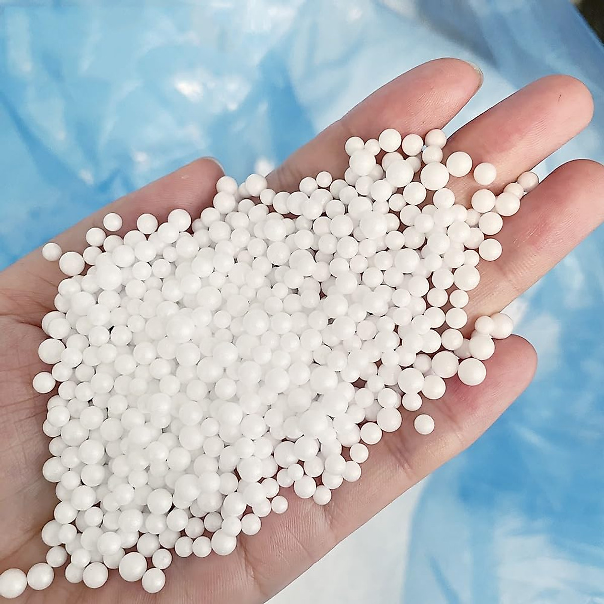 Beanbag Refill - Beanbag Chair Filling - 22L 3-5mm EPS Ball Pouf Refill Filler Foam Polystyrene Bean Bag Sofa Chair Pillow Doll Filling Artificial Snow