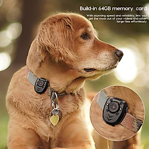 64GB Body Camera Police Civilians Patrol Portable Body Mounted Camcorder 1080P Night Vision 6 Hours Battery Life Recording Wearable Video Recorder for Law Enforcement Indoor Outdoor Security