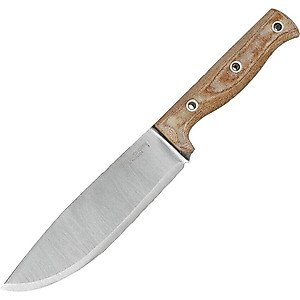 PIÑATAS OLE Knives Low Drag 1075HC Fixed Wood Handle El Salvador Knife 281465HC 7417000557572