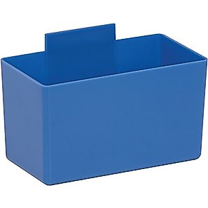 Quantum QBC112BL Bin Cup, 2.75" Width x 3" Height x 5-1/8" Length, Blue, Pack of 48