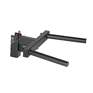 Titan Fitness X-3 Series Y-Dip Bar, Rack Mounted Dip Attachment, 550 LB Capacity, Fits 3â€ x 3â€ Tubular Steel