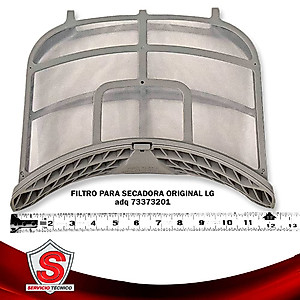 LG ADQ73373201 Genuine OEM Lint Filter Assembly (Gray) for LG Gas or Electric Dryers