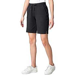 Mondetta Women's Active Bermuda Short (Large, Black)