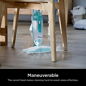 Shark S1000 Steam Mop, White/Seafoam