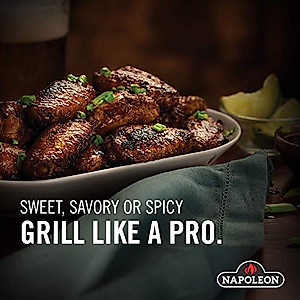 Cast Iron Reversible Griddle for all TravelQ™ 285 Series - 56080 - Napoleon Barbecue Grill Accessory, Fits All TravelQ™ 285 Series Portable Barbecue Grills, Cast Iron Griddle, Reversible, Non-Stick