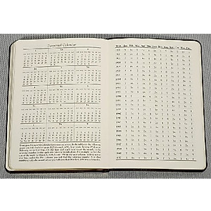 Graphic Image 7 Inch Leather Bound Desk Address Book, Genuine Calfskin Leather, 1,400 Entries, British Tan