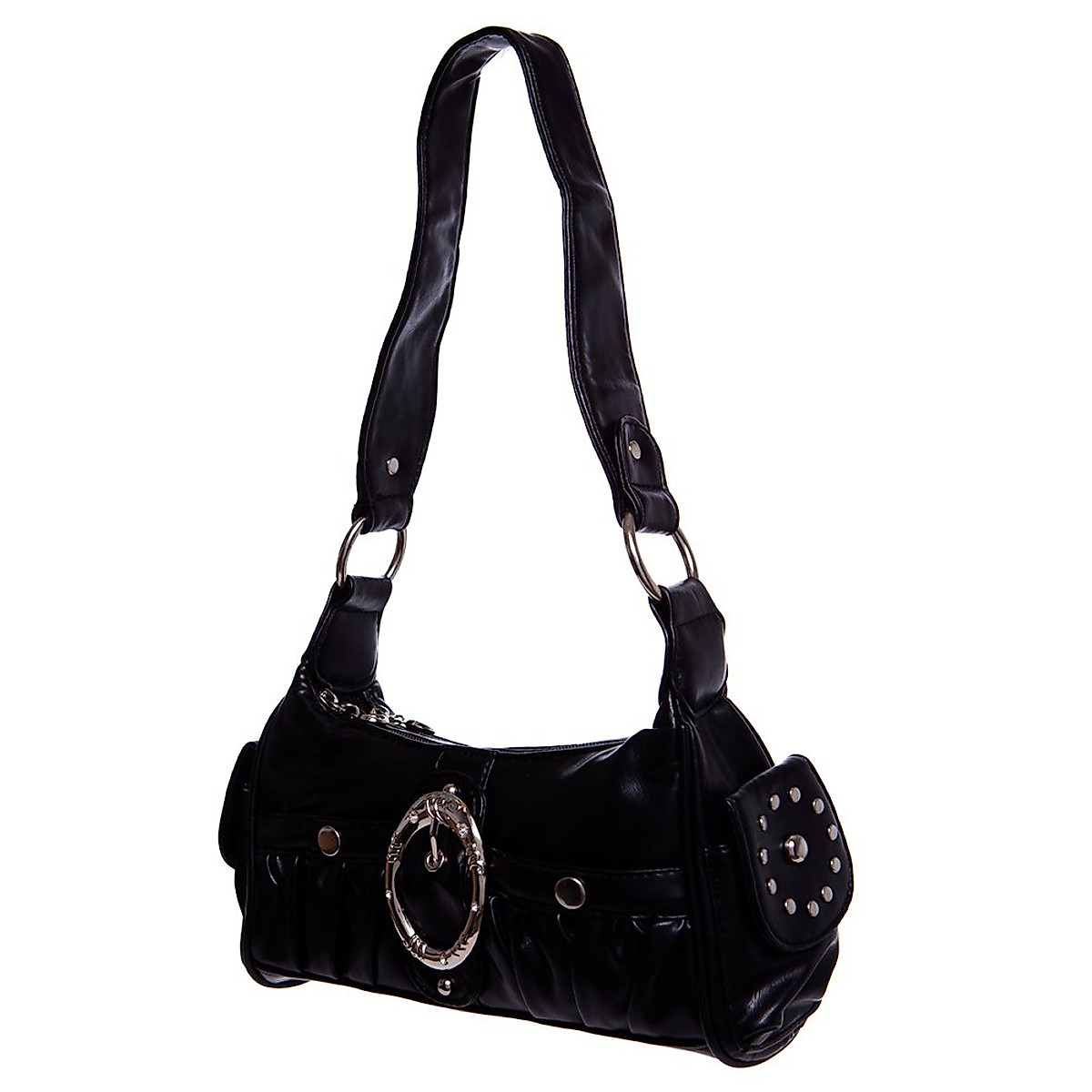 Handbags For All Silver Studded Small Hobo women handbag Shoulder Handbag