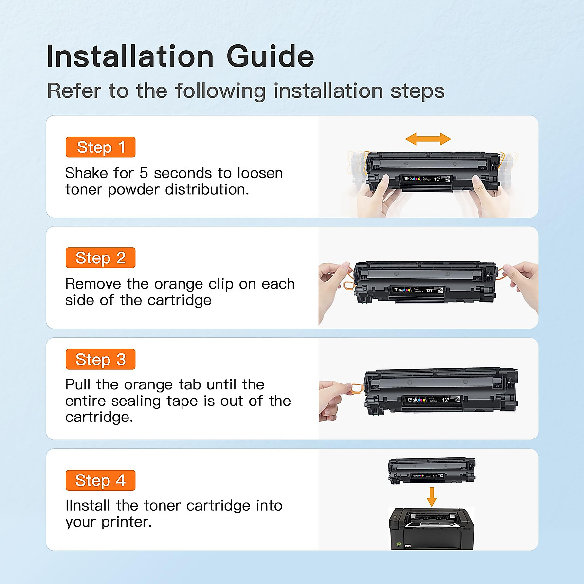 E-Z Ink (TM) Compatible Toner Cartridge Replacement for Canon 137 CRG137 9435B001AA to use with ImageClass D570 LBP151dw MF216n MF236n MF232W MF227dw MF229dw MF244dw MF247dw MF249dw (Black, 2 Pack)