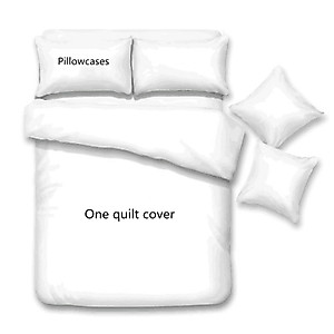 AJIGEN Duvet Cover King Size Dark Blue Old English Sheepdog Super Microfiber King Size Bedding Sets with Zipper - 2 Pillowcases 20"x 36" - Ultra Soft Easy Care and Breathable King Duvet Covers