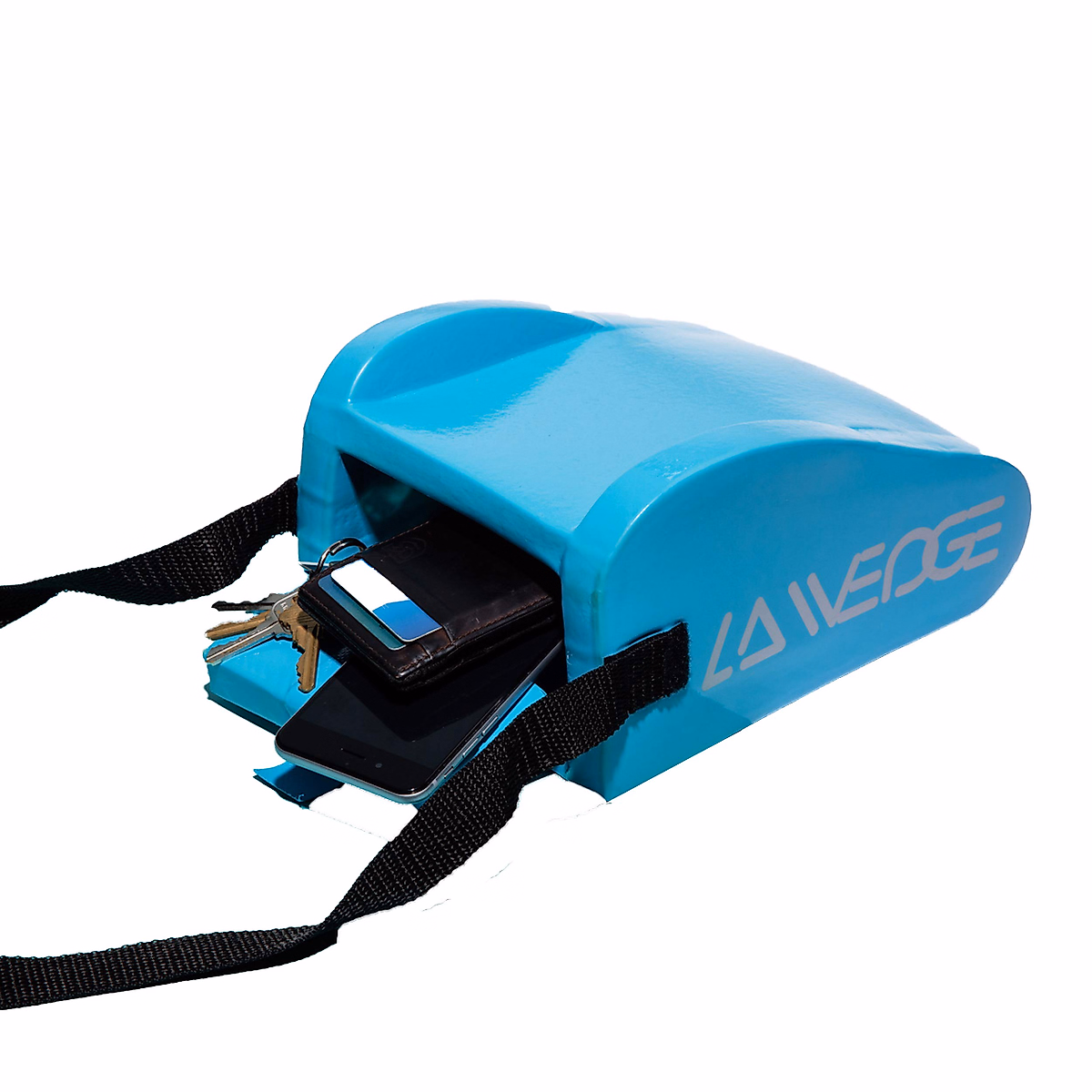 LA Wedge - Beach Headrest and Accessory Bag - Baby Blue