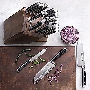 Cangshan S Series 1026054 German Steel Forged 23-Piece Knife Block Set