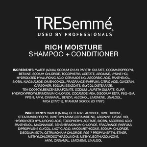 TRESemmé Rich Moisture Shampoo and Conditioner Rich Moisture 2 Count for Dry Hair Formulated With Vitamin E and Biotin 28 oz