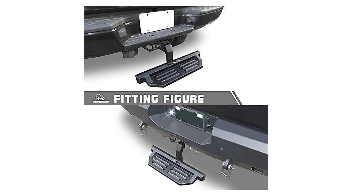 IRONBISON Hitch Steps Universal Fit 2" Hitch Receivers with 5" Drop ...