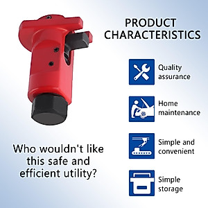 Car Strut Spreader Tool,Heavy Duty Car Strut Shock Absorber Socket Spreader Tool for 5.0-10.5 mm,Professional Automotive Tools Compatible with Ford BMW Audi VW (Red)