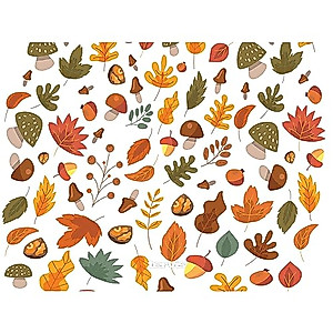 Tervis Awesome Autumn Fall Leaves Made in USA Double Walled Insulated Tumbler Travel Cup Keeps Drinks Cold & Hot, 24oz, Classic