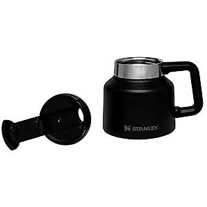 Stanley 10-02873-038 The Tough-To-Tip Admiral's Mug Matte Black 20OZ / .59L