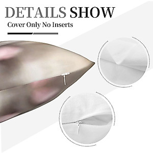 Scared Hamster Cute Throw Pillow Covers Novelty Square Pillow case Home Decorative Bedroom Couch Sofa Cushion case 18x18 in