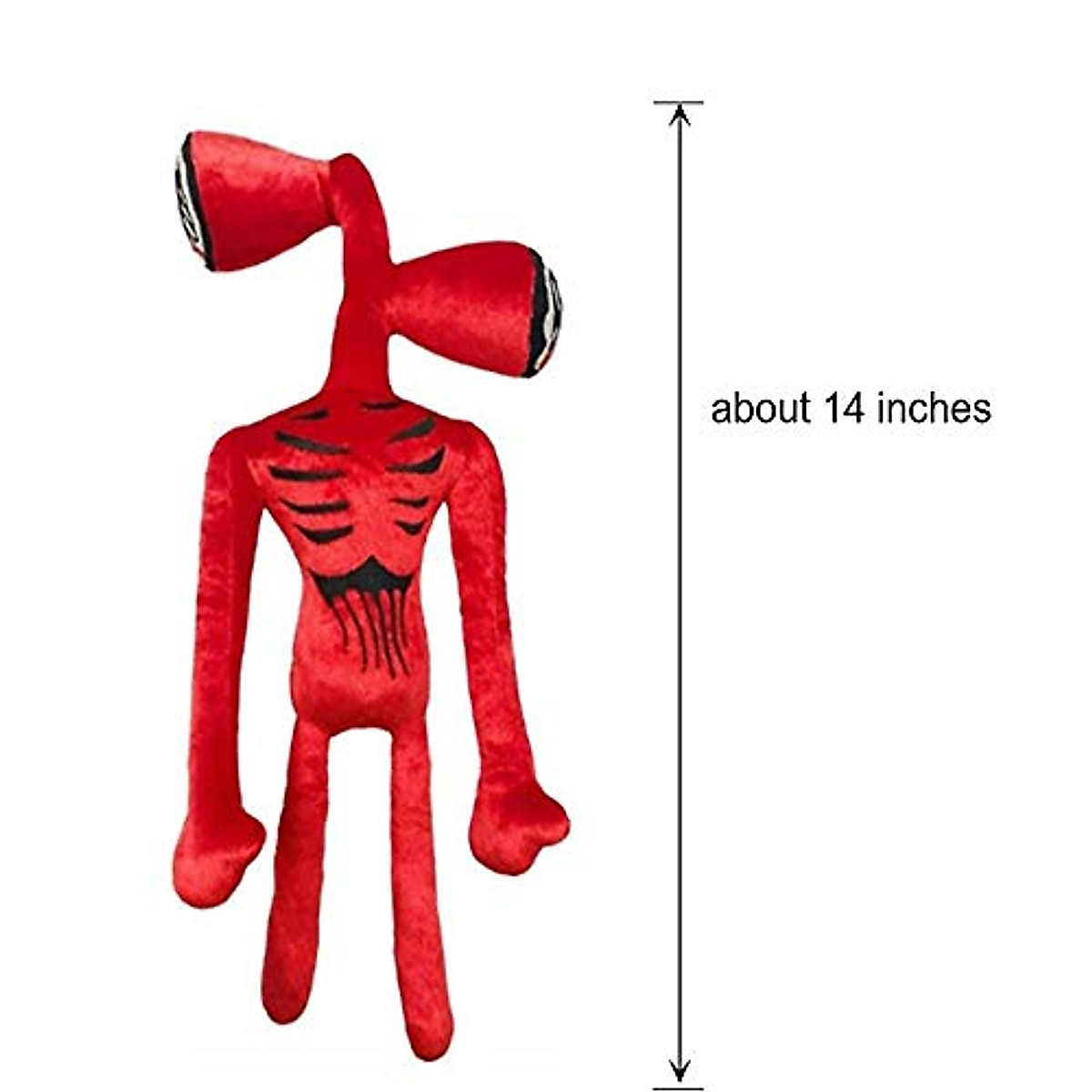 POPRORE Siren Head Plush Toys Cartoon Dog Cartoon Cat Plush Toys for Boys and Girls Home Party Gift Birthday Gift (Red)