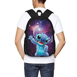 Mangha Cartoon Backpack 17 Inch High Capacity Multifunction Backpacks Color One Size