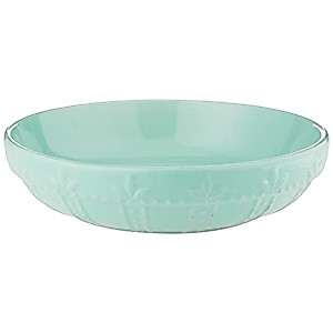Signature Housewares Sorrento Collection Large Pasta Bowl, 12-Inch, Aqua