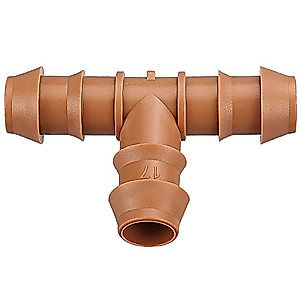 iRunning Drip Irrigation Fittings Kit for 1/2 Inch Tubing, 20 Pieces Drip Irrigation Parts for Drip Sprinkler System - 8 Couplings, 6 Tees, 6 Elbows, Drip Line Connectors for 1/2" Drip Irrigation Hose