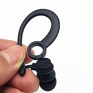 LINHUIPAD Single Side Earphone in-Ear Stereo to Mono Earbuds,3.5mm Plug Ear Hook Earpiece,Compatible Android Smartphones MP3 Players