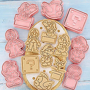 Mario Cookie Cutters, Mario Cookie Cutter Set, Mario Bros Cookie Cutter, Mario Mold, Mario Brothers Cookie Cutters, Mario Bross Cookie Cutter, Cookie Cutter Mario, Molde De Mario Bros