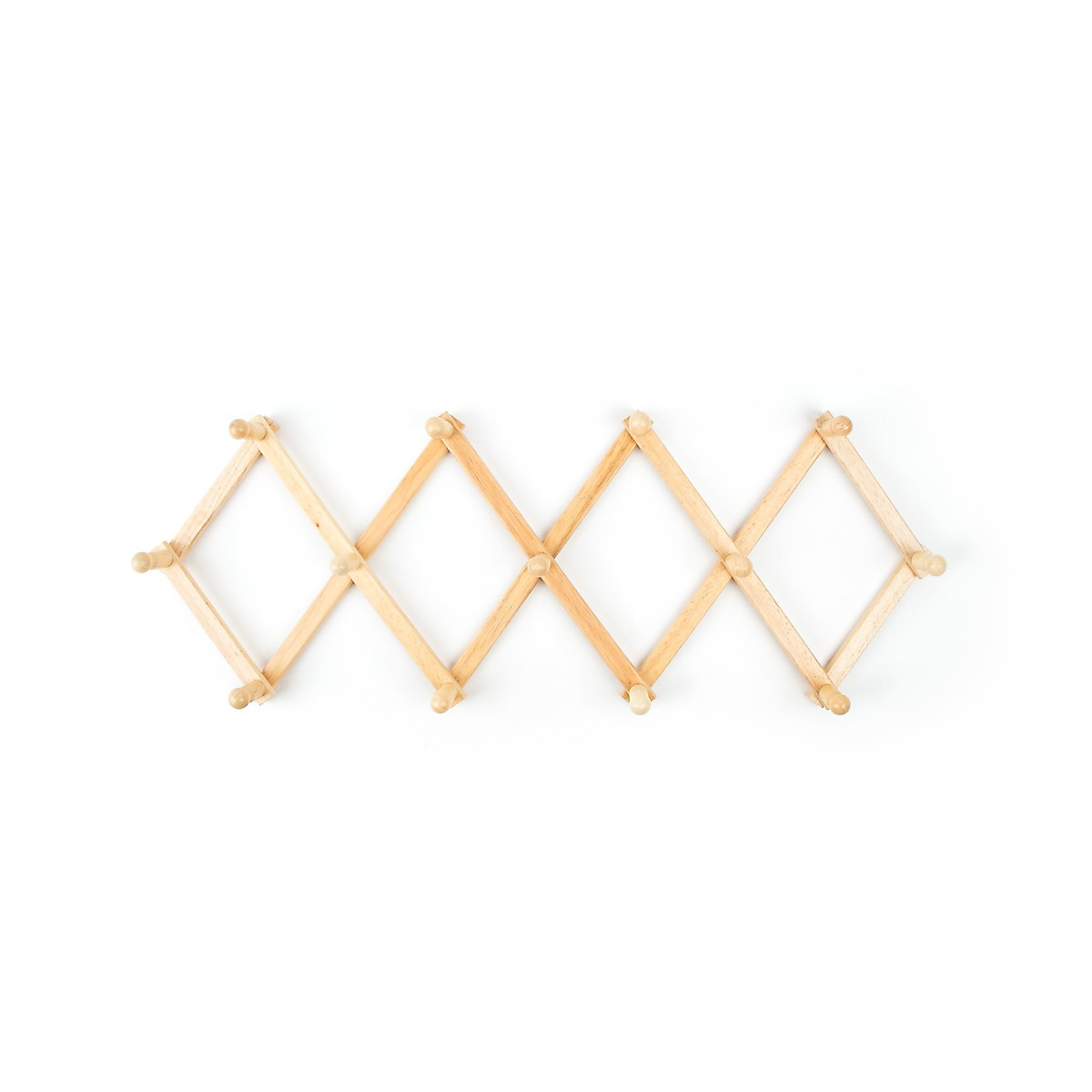 Fox Run Expanding Beechwood Coffee Mug Wall Rack