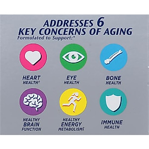 ONE A DAY Women’s 50+ Healthy Advantage Multivitamins, Supplement with Vitamins A, C, E, B1, B2, B6, B12, D and Calcium, Tablet, 65 Count