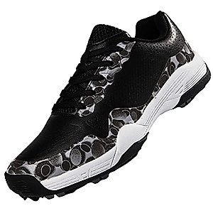 EHQZN Women Golf Shoes Breathable Golf Shoes Women Spikeless Golf Training Sport Sneakers Black