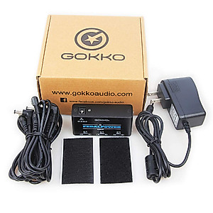 GOKKO Mini Pedal Power Supply with 6 Outputs (GK-37)