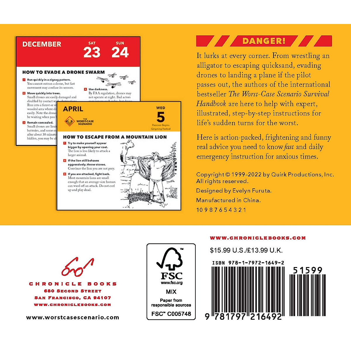 Worst-Case Scenario 2023 Daily Survival Calendar